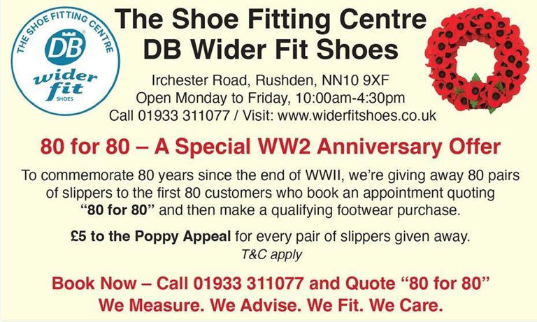 "80 for 80" Slipper Giveaway to commemorate end of World War Two