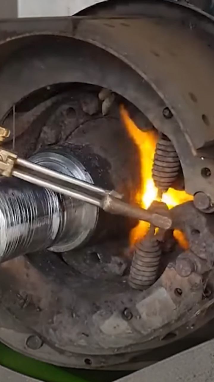 Brake Assembly and Engine Test in Progress