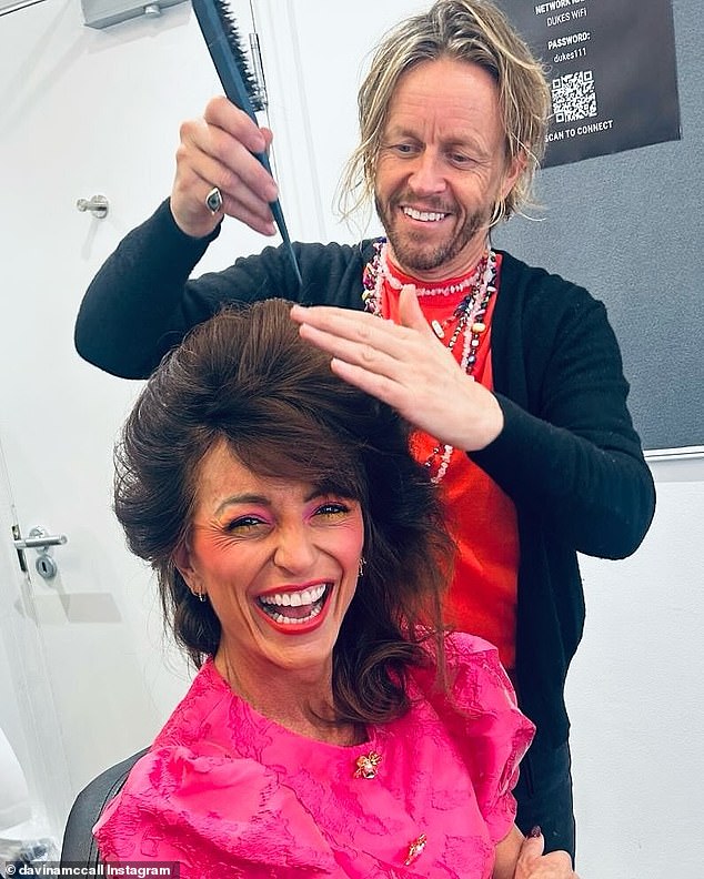 Davina McCall rocks a bold 80s look in a fun new campaign to promote ...