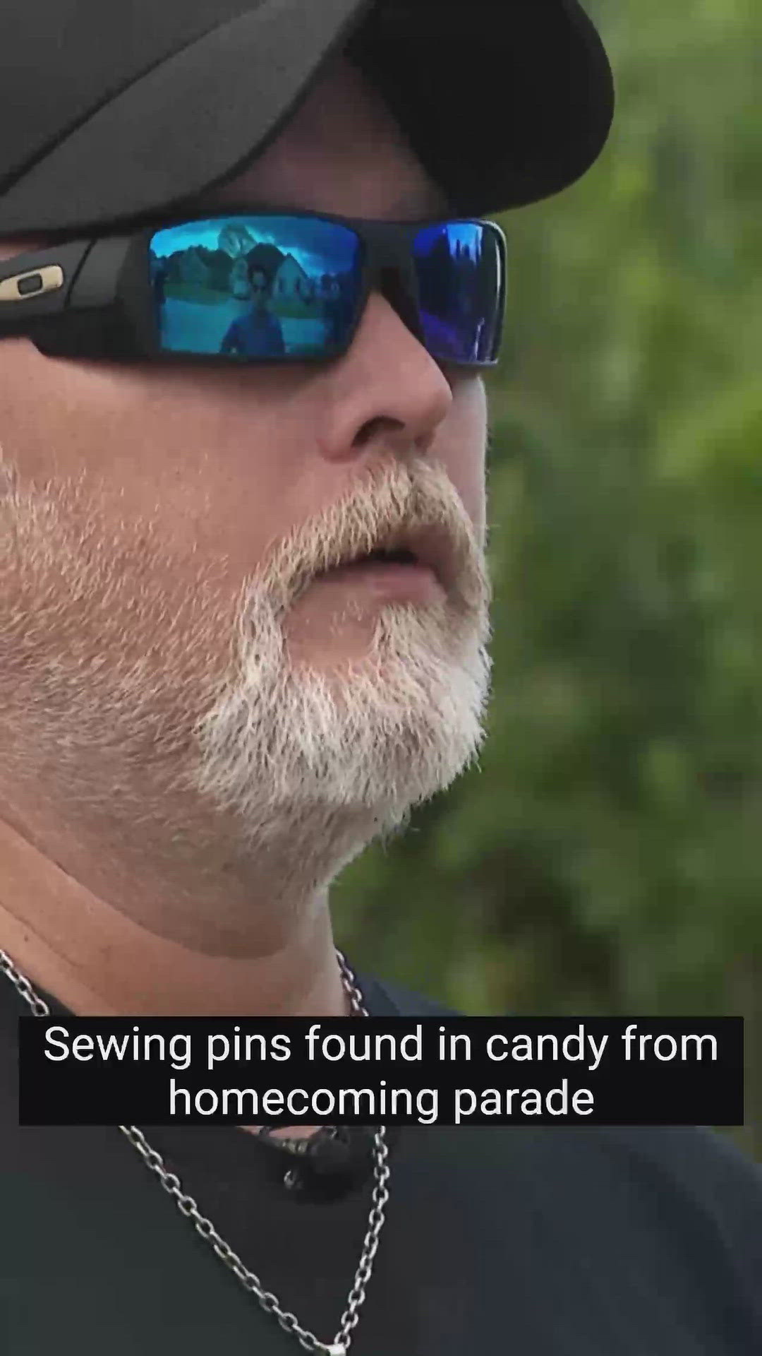 Sewing pins found in candy from homecoming parade