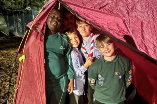 Erith Scout Group gets new tents from GO Outdoors in new initiative