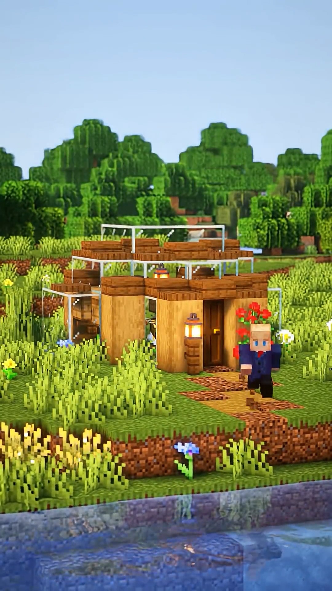 Minecraft Bee House Build Design