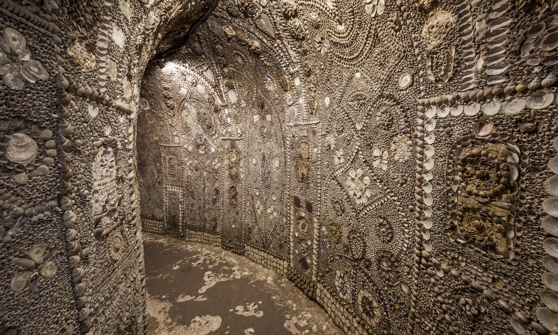 The 'UK's strangest hidden gem' is a shell grotto that was discovered ...