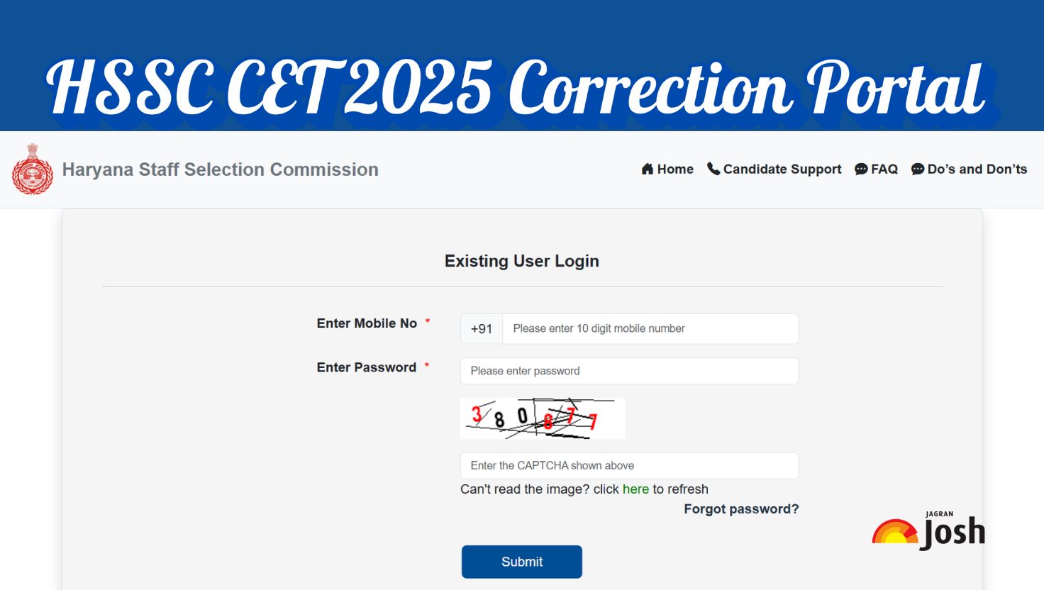Haryana HSSC CET 2025: Application Form Correction Window Now Open at ...