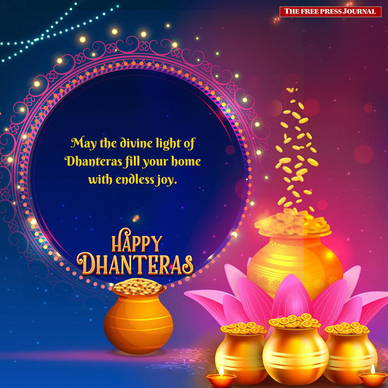 Happy Dhanteras 2025: 25+ Dhanatrayodashi Wishes, Messages, Greetings To Share On First Day Of ...