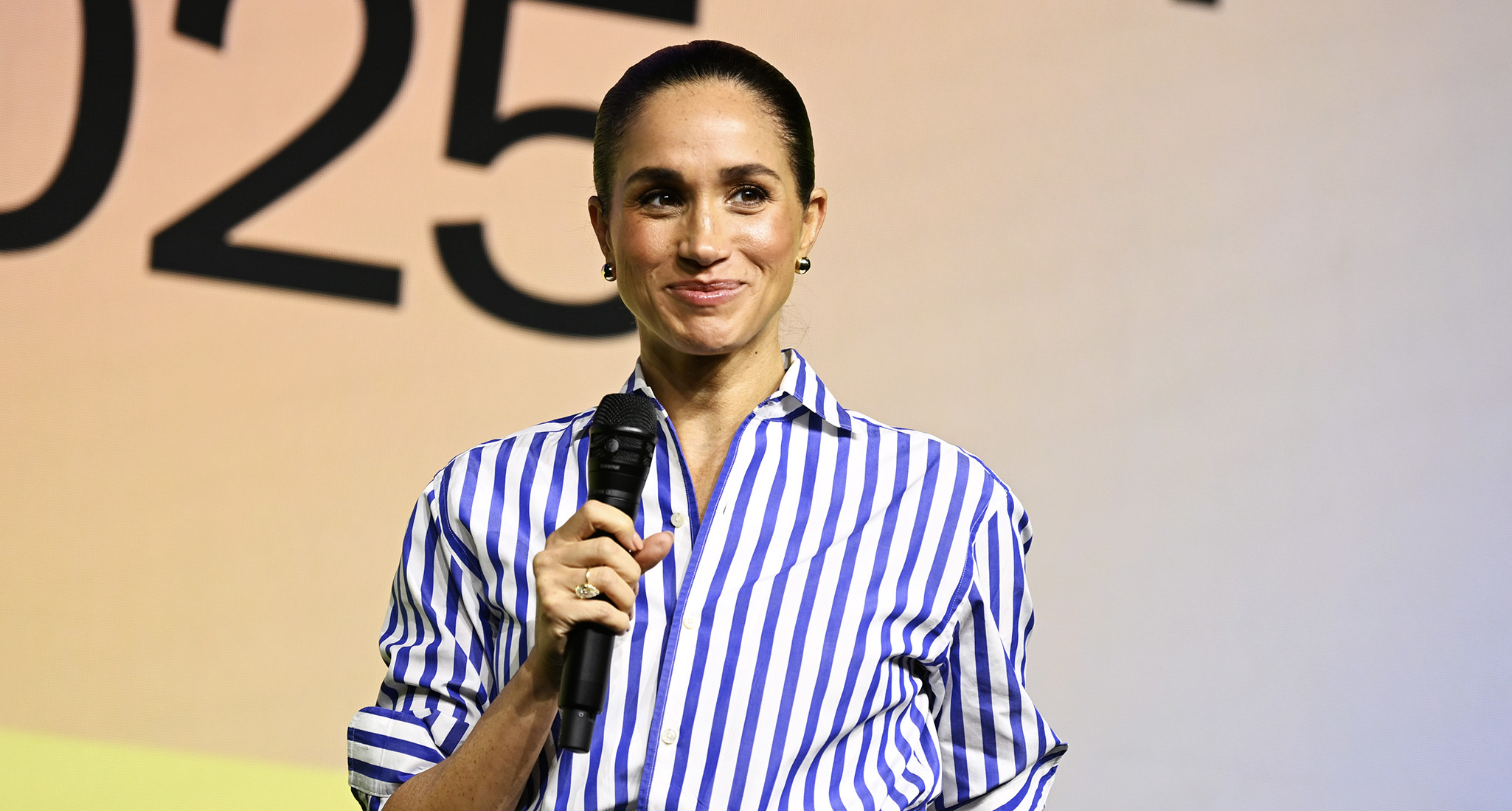 Meghan Markle Stuns in Brochu Walker Skirt and Sky-High Heels-and It's ...