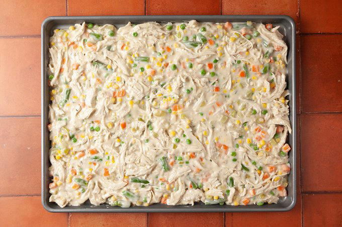 Sheet-Pan Chicken Potpie