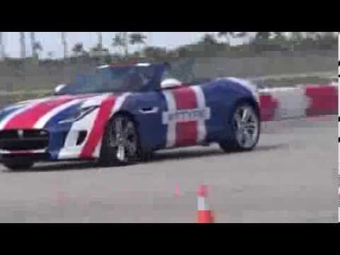 2014 Jaguar F-Type at the Jaguar Performance Academy Homestead-Miami ...