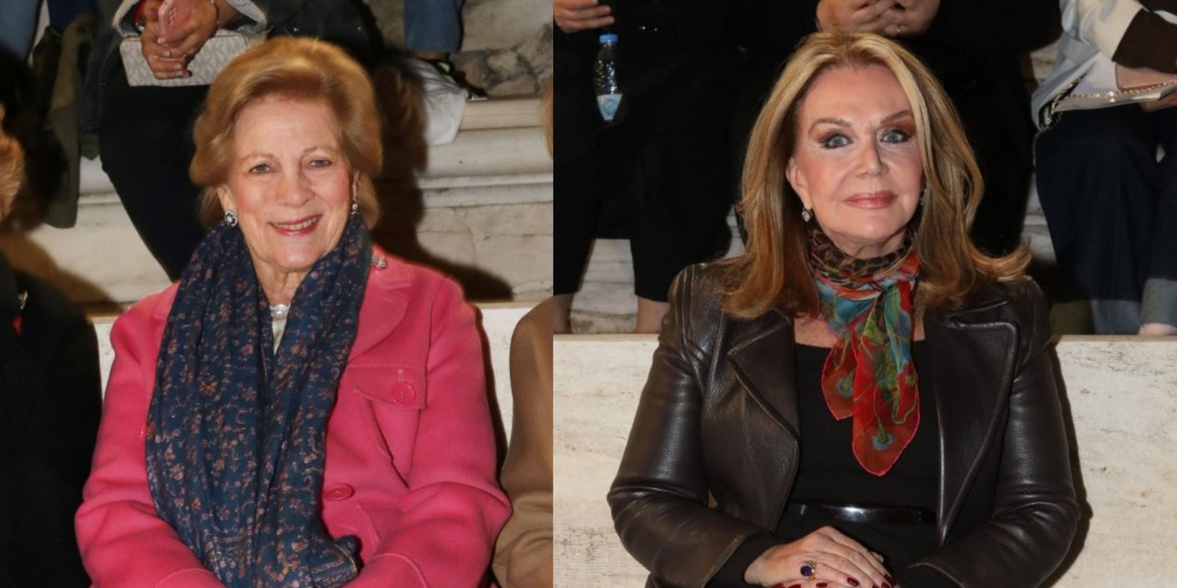 Οι δύο συμπεθέρες στο Ηρώδειο -Αννα Μαρία και Αγάπη Πολίτη πήγαν στην ...