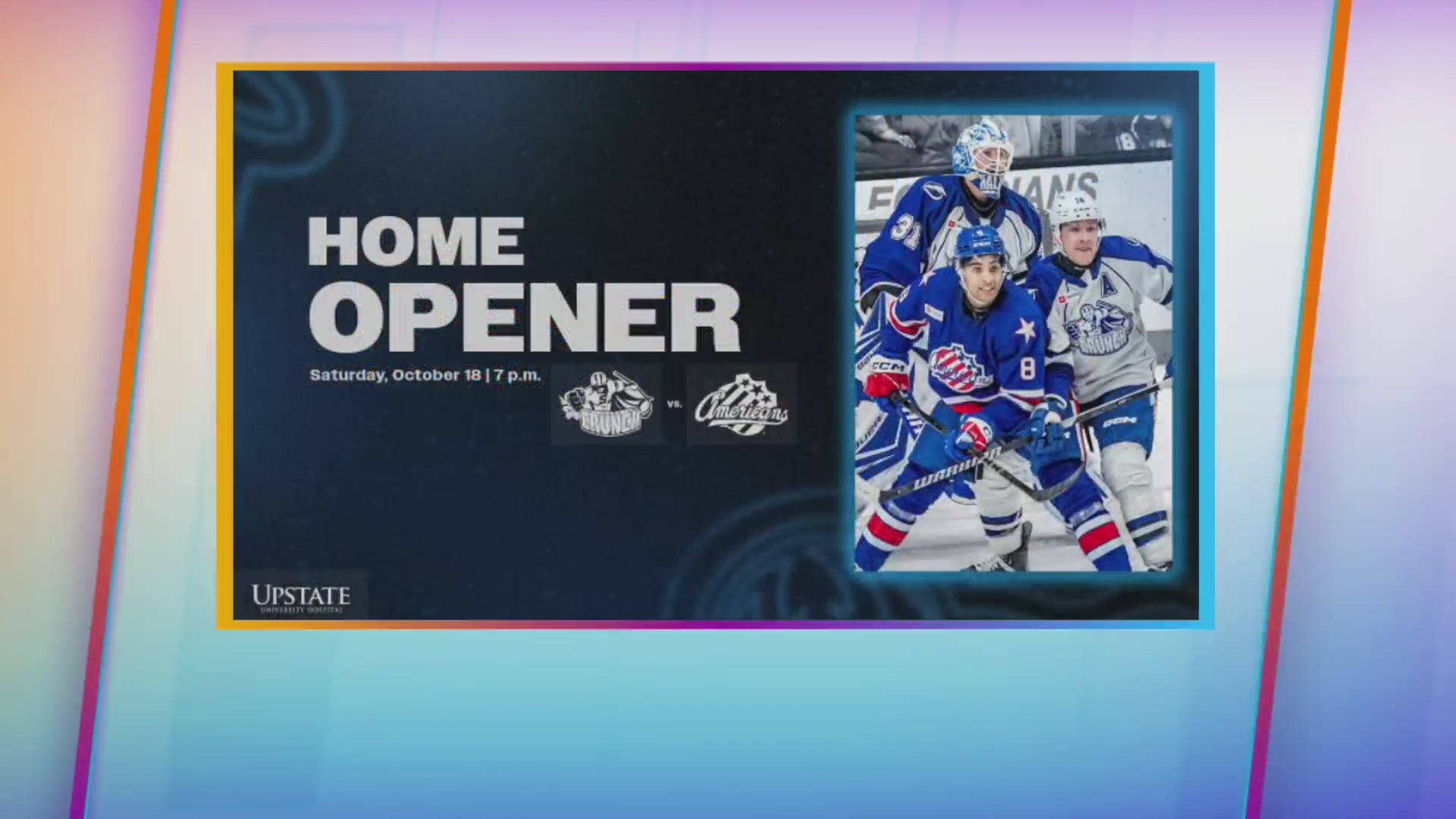 Saturday marks the 32nd home opener for the Crunch