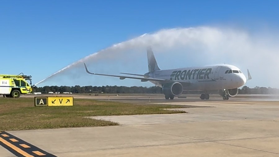 Frontier Airlines debuts first flight from RIC
