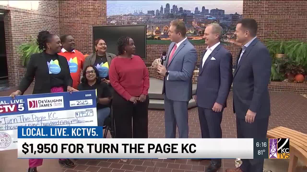 Nonprofit easing access to literacy in Kansas City area receives check ...