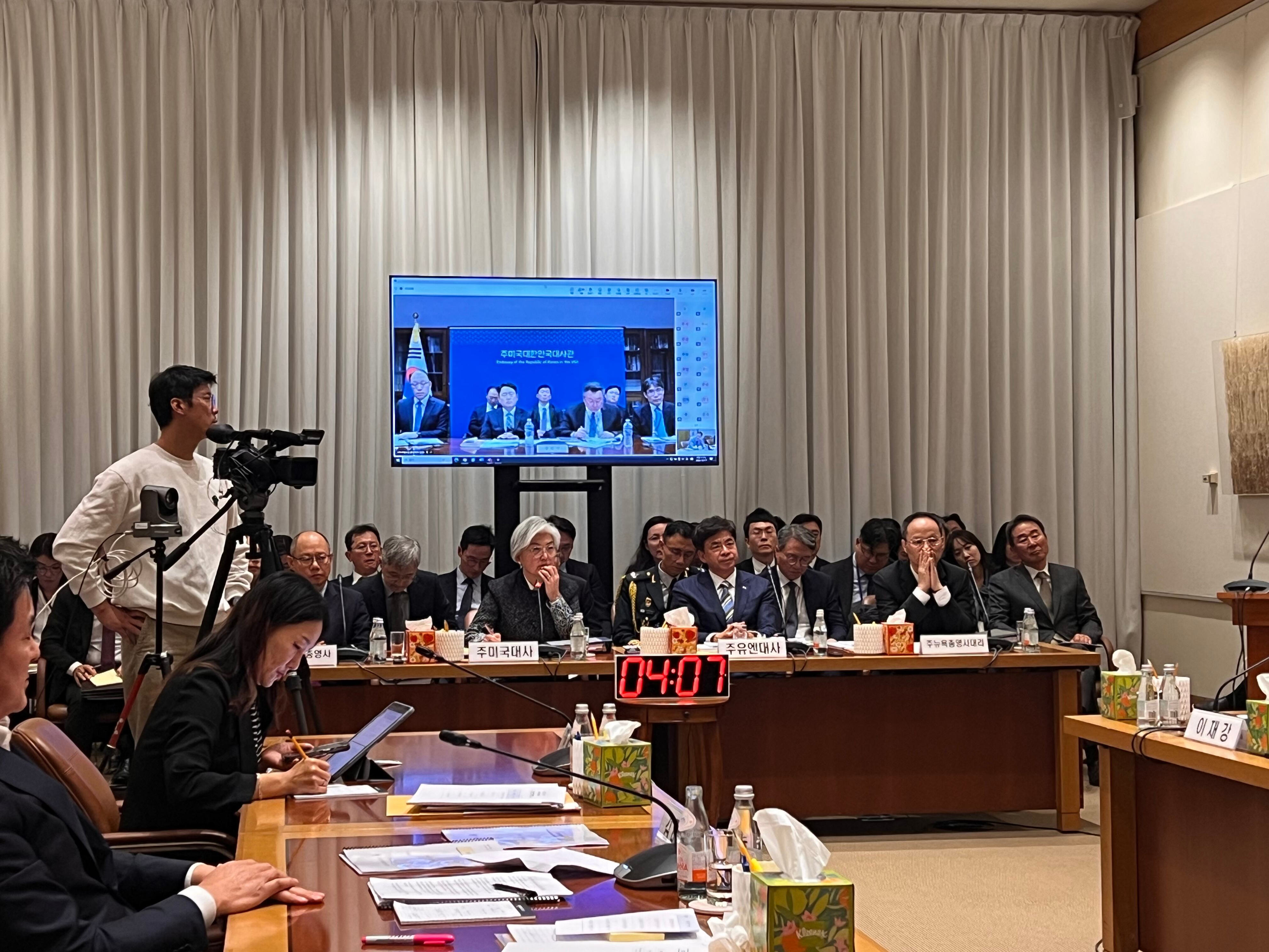 Ambassador Kang: No Trump-Kim Meeting Signs at APEC