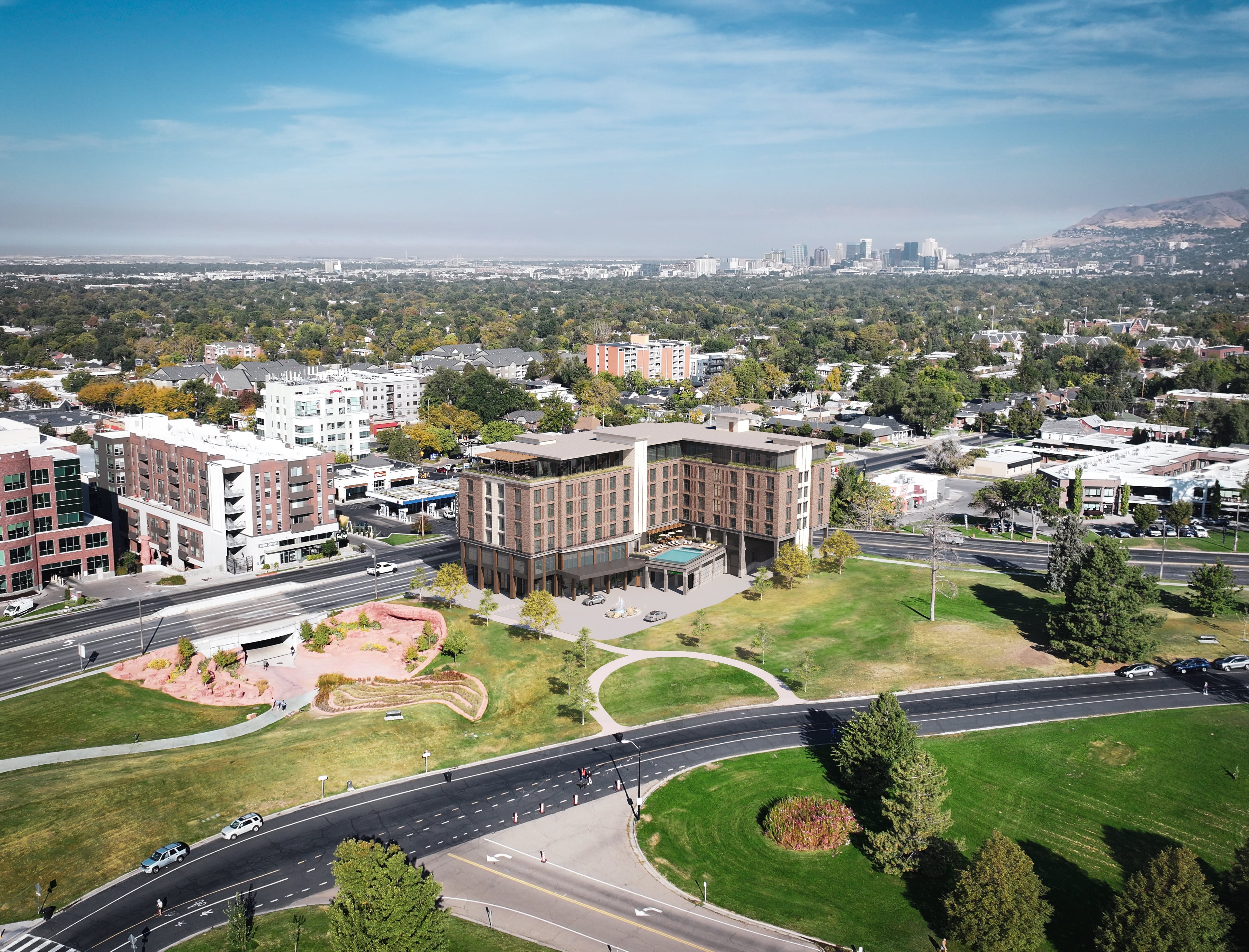Seven-story hotel by Sugar House Park gets OK from SLC planners but not ...