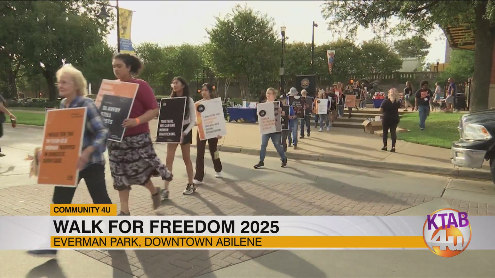 Abilene's Walk for Freedom highlights human trafficking issues