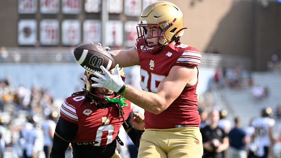 Boston College Football Tight End Highlighted in CFB Midseason All ...