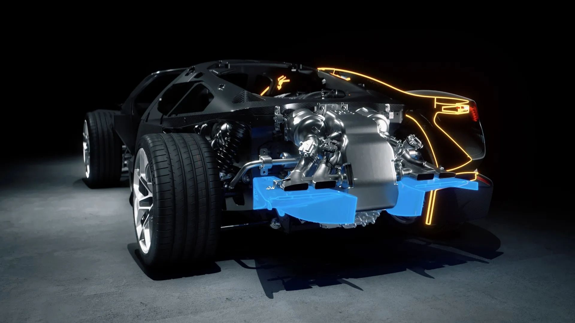 Bugatti’s Tourbillon Redefines Hybrid Power With a 9,000-RPM V16