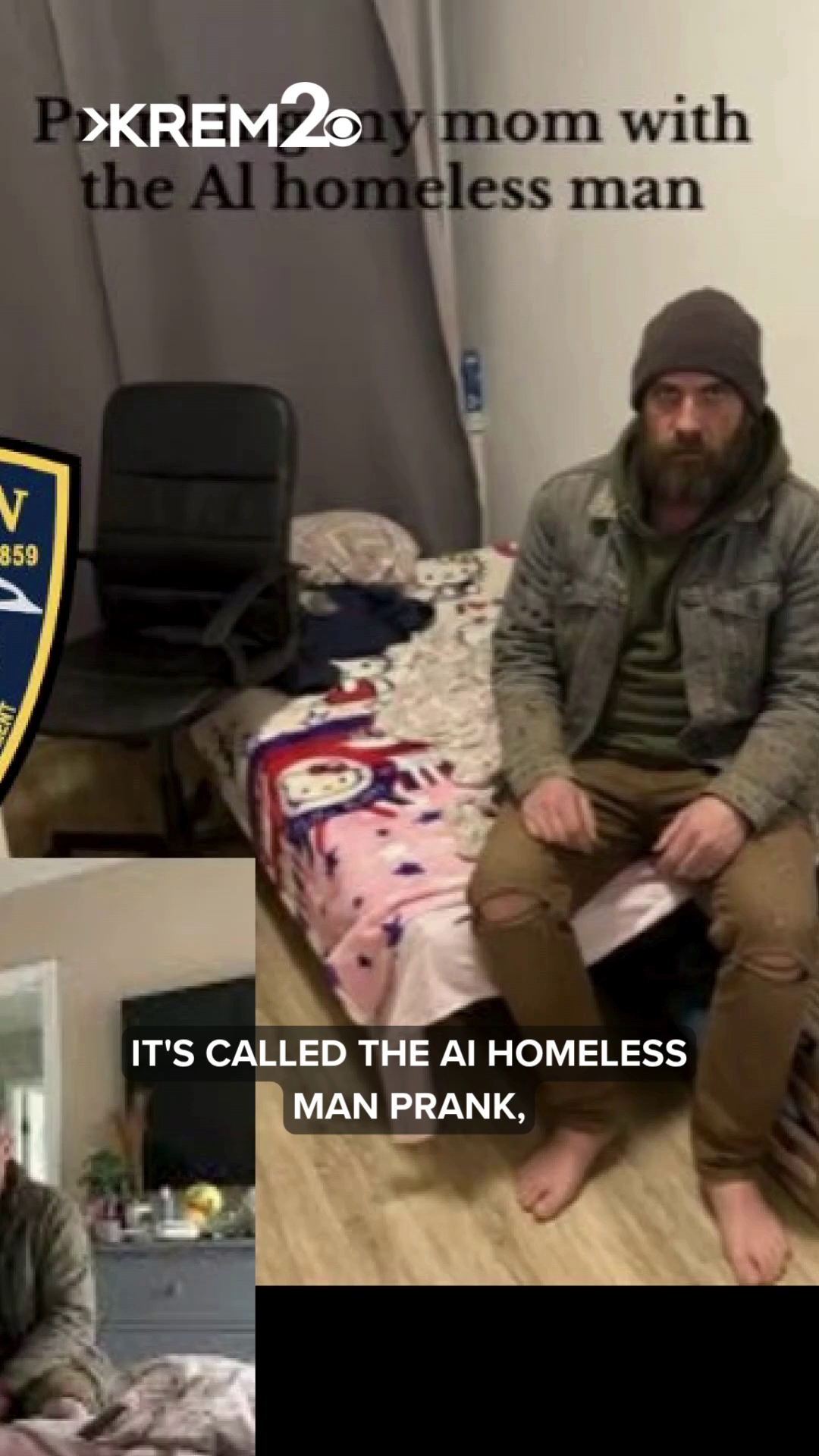 Police departments across US warn communities about 'AI homeless man prank'