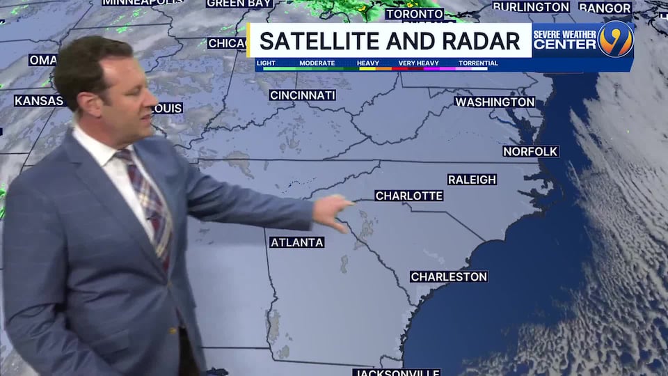Friday afternoon's forecast with Meteorologist Keith Monday