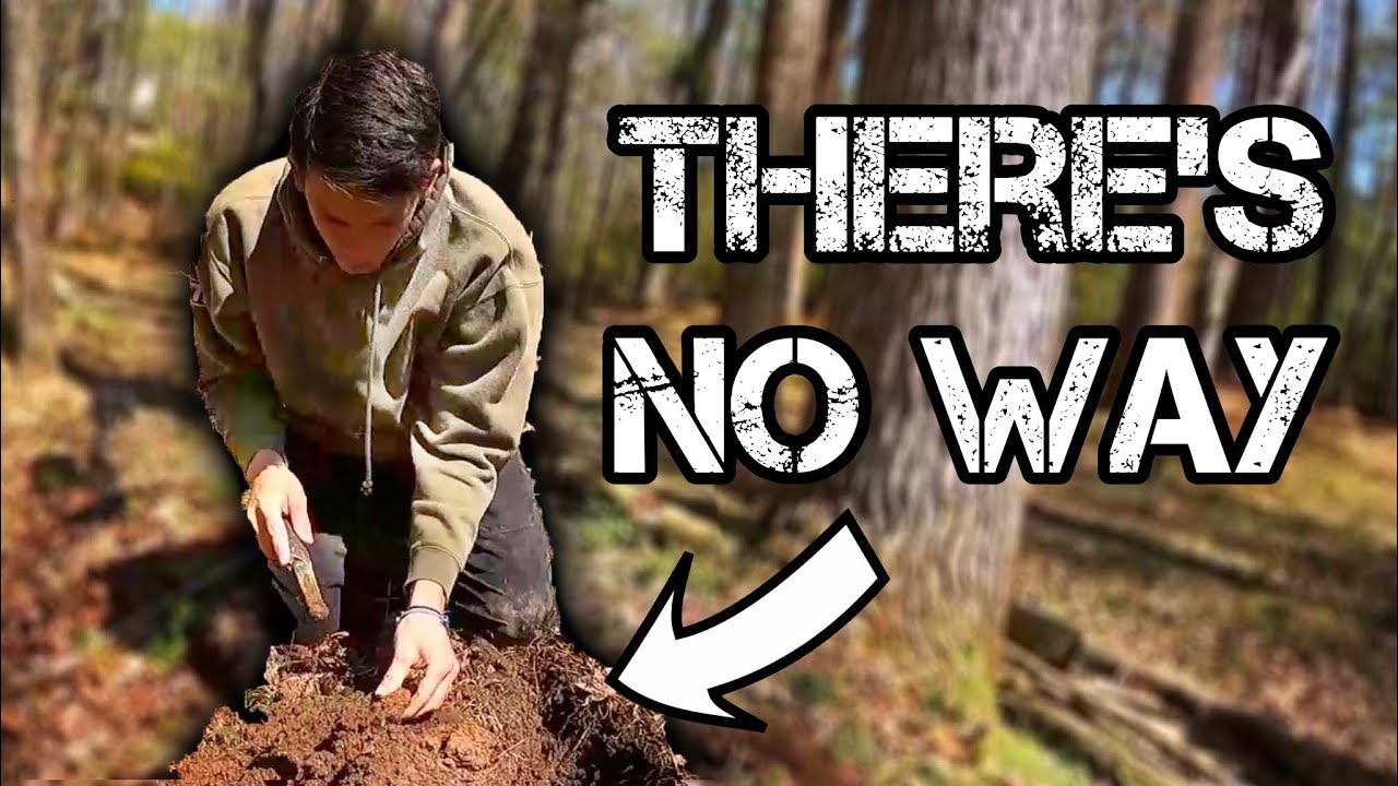 Never thought he would find this metal detecting the woods! (Secret ...