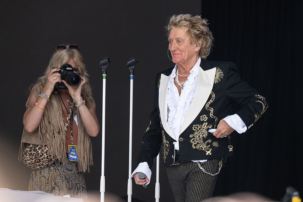 Rod Stewart sets up camera to keep an eye on his model railroad layout ...