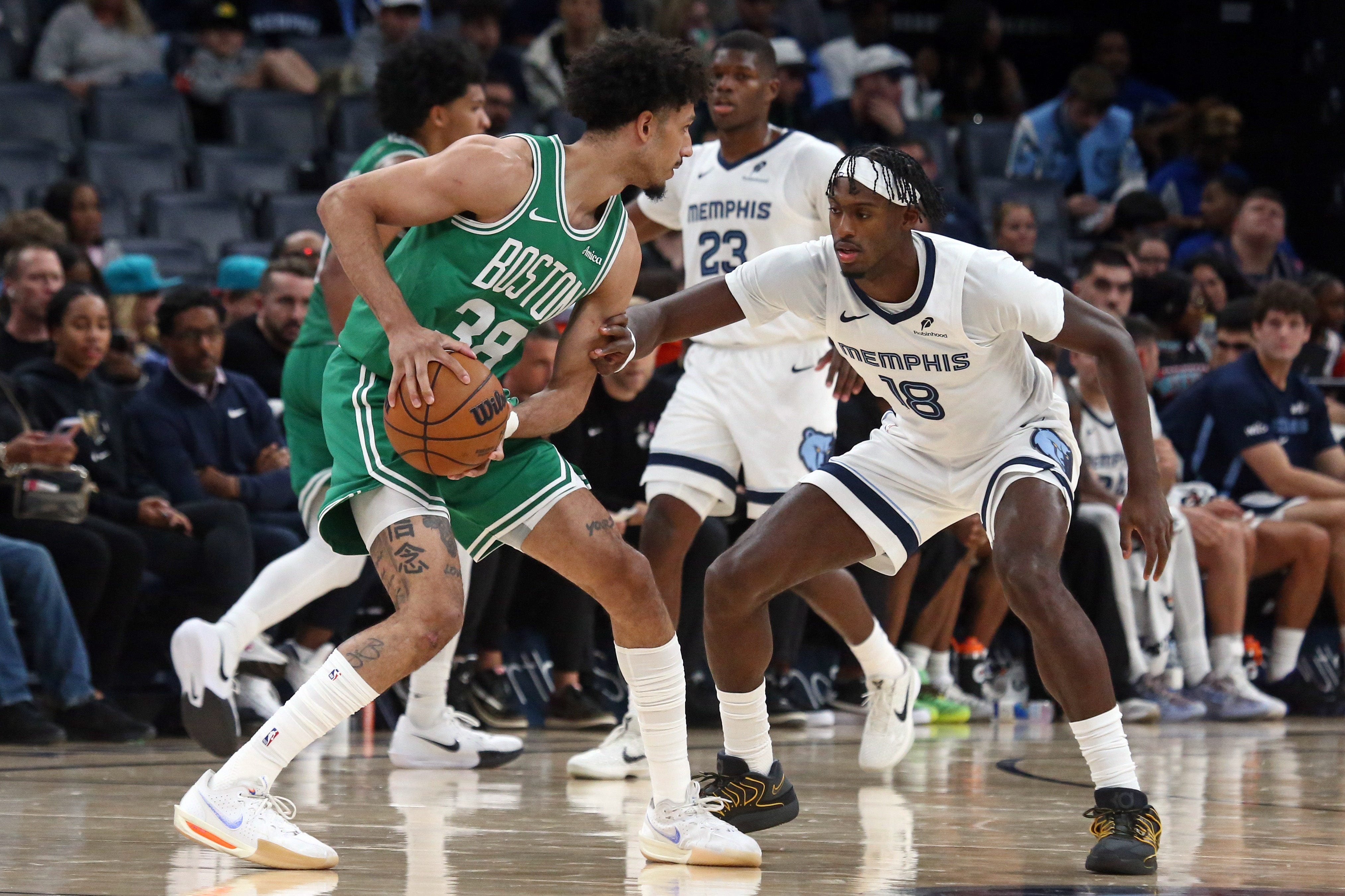 Report: Boston Celtics cut Jalen Bridges, Kendall Brown, and Wendell Moore
