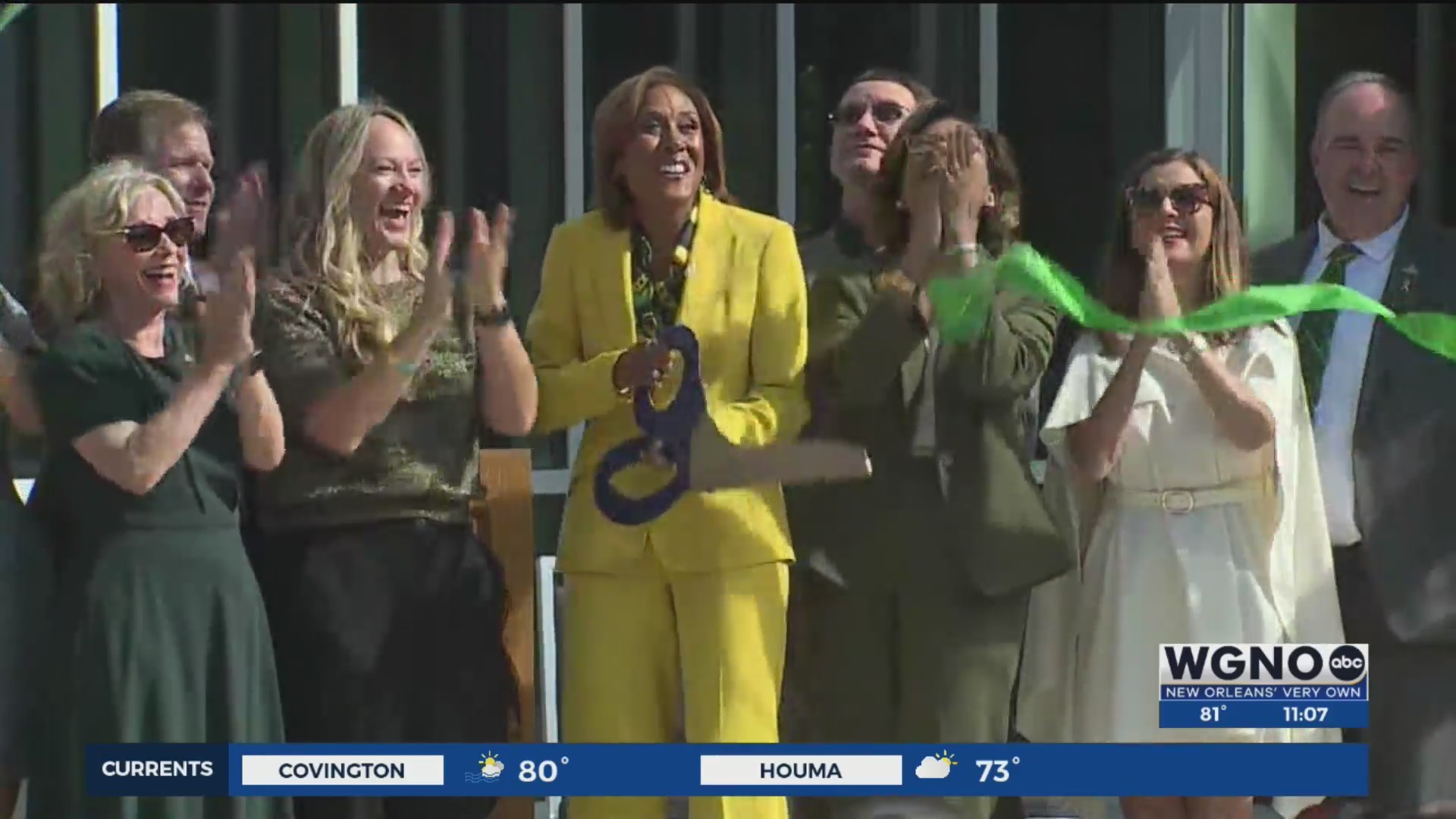 Robin Roberts celebrates opening of new media center