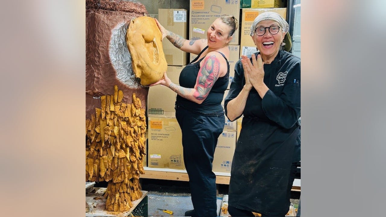 The Canadians behind the 7-foot Labubu bread sculpture in Benicia