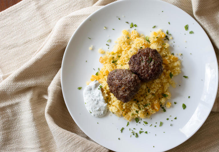 Spiced Lamb Patties with Apricot Couscous – A Flavorful Feast You'll Crave!
