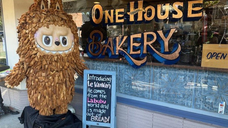 The Canadians behind the 7-foot Labubu bread sculpture in Benicia