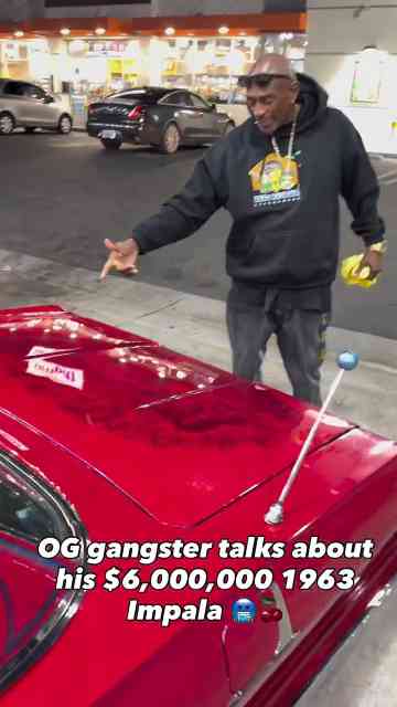 This OG Gangster Shows Off His 1963 Impala Engine Worth $6M