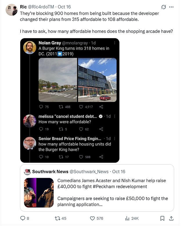 TV comedians Nish Kumar and James Acaster branded 'nimbies'