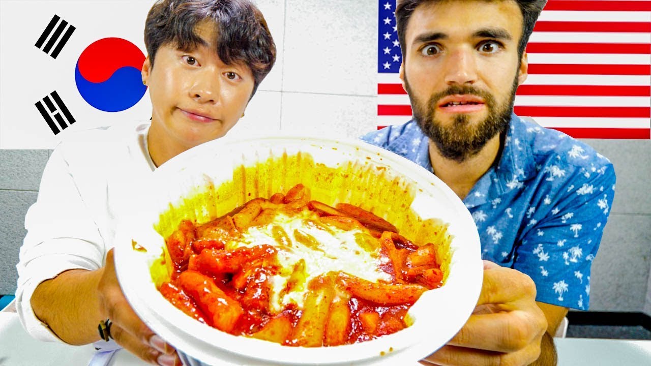 Spicy food challenge: Korean vs. American