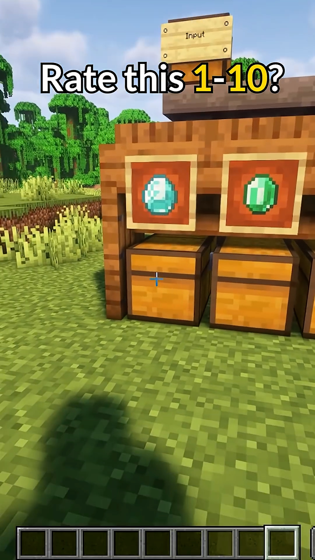 Minecraft Easy Item Sorter Build