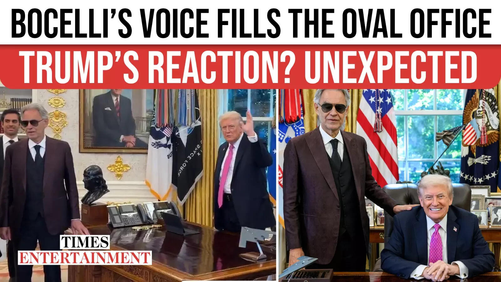 Trump Moved to Tears? Andrea Bocelli’s Intimate Oval Office Performance ...