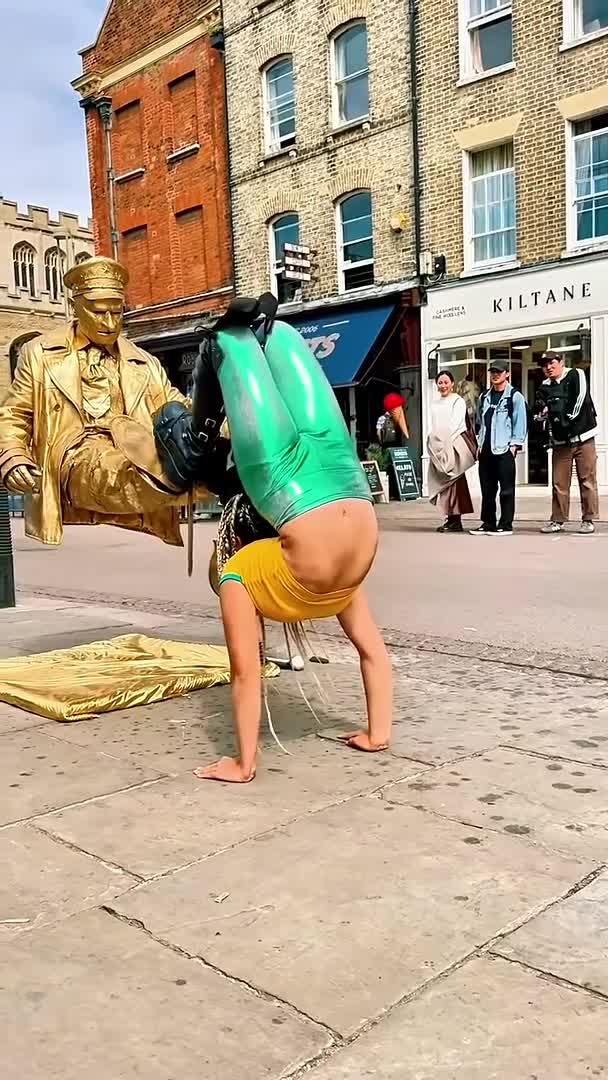 When London Levitating Goldman gets help from the most flexible girl in ...
