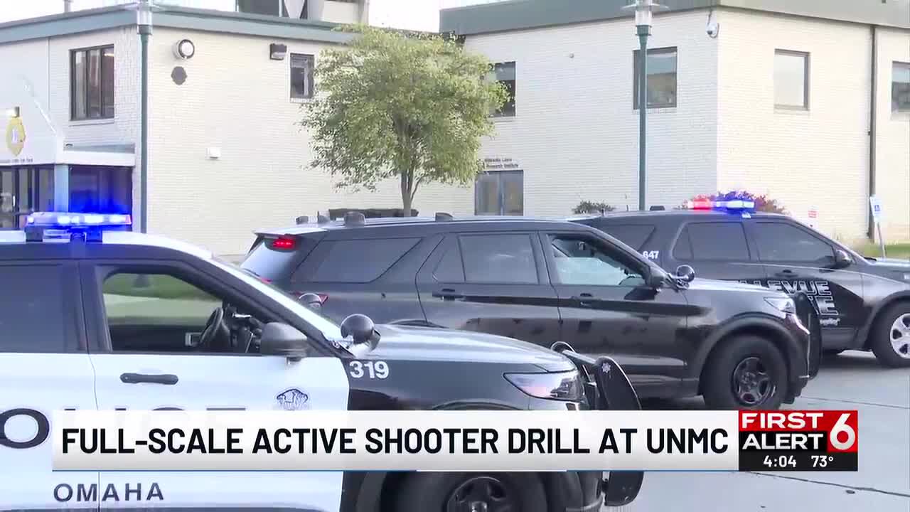 UNMC hosts active shooter training exercise