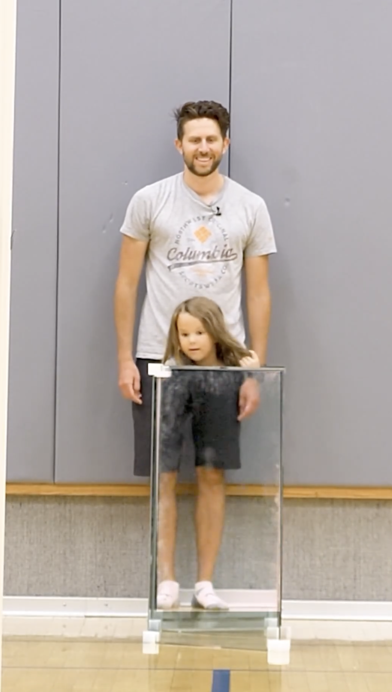 Watch objects disappear in plain sight