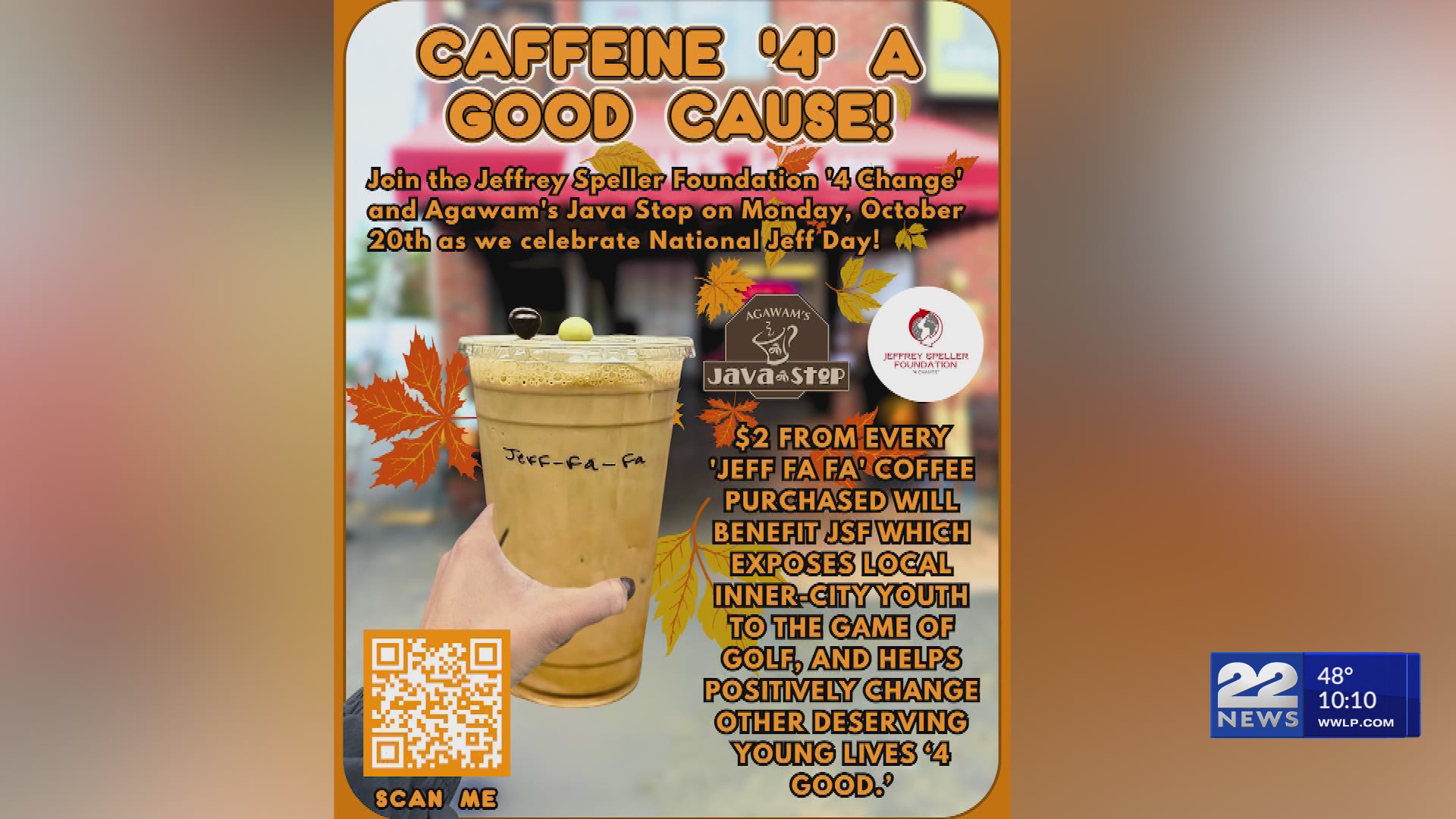 Java Stop's 'Jeff-fa-fa' coffee supports youth golf and Jeffrey Speller ...