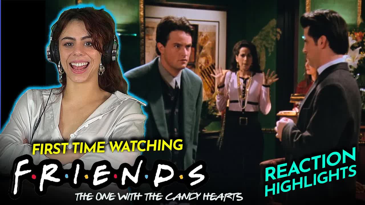 Leia all smiles for Friends 1x14 "The One with the Candy Hearts" (1994 ...