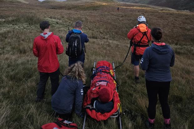 VIDEO: Walker airlifted after 'intense' chest injury on Lake District fell
