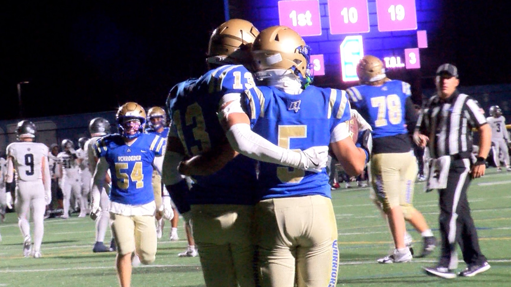 Football Frenzy: Schroeder, McQuaid get big wins
