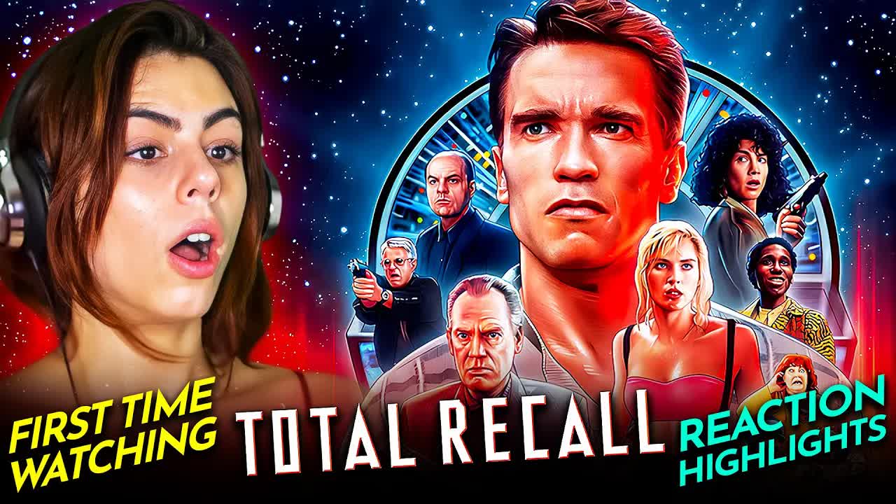 Leia experiences Total Recall (1990) movie reaction first time watching
