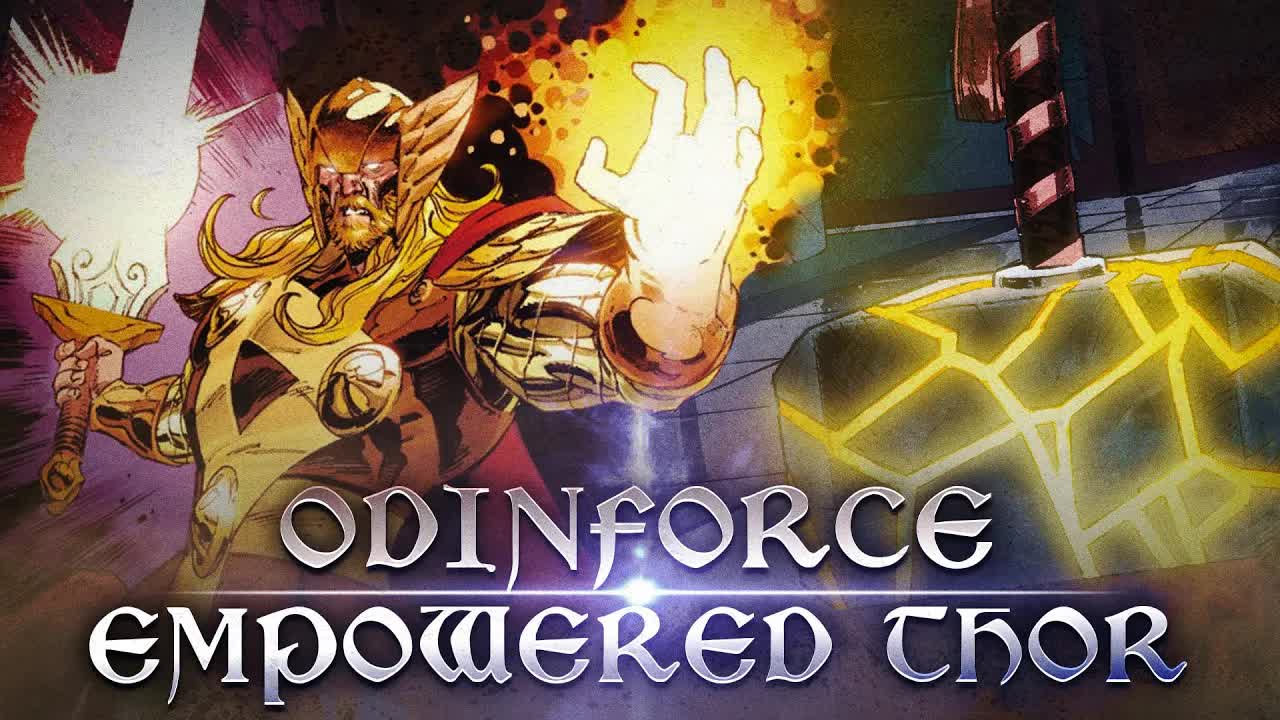 Thor is given all of the Odinforce