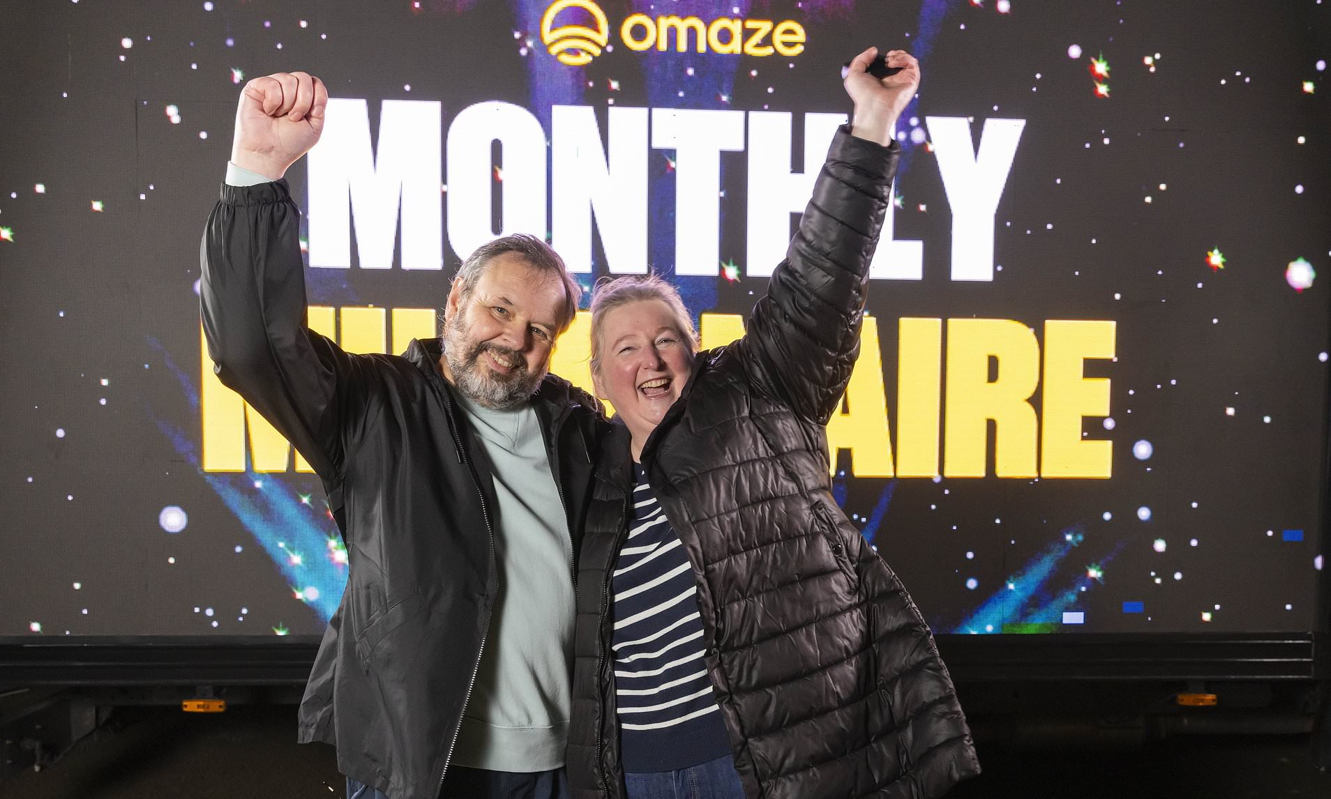 Civil servant wins £1million in Omaze draw and vows to replace rusty old camper van to go travelling