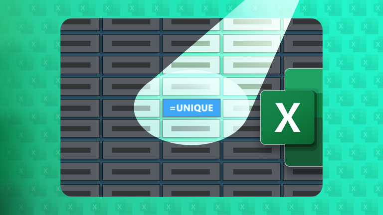 Excel's UNIQUE function can't skip columns—unless you use this trick