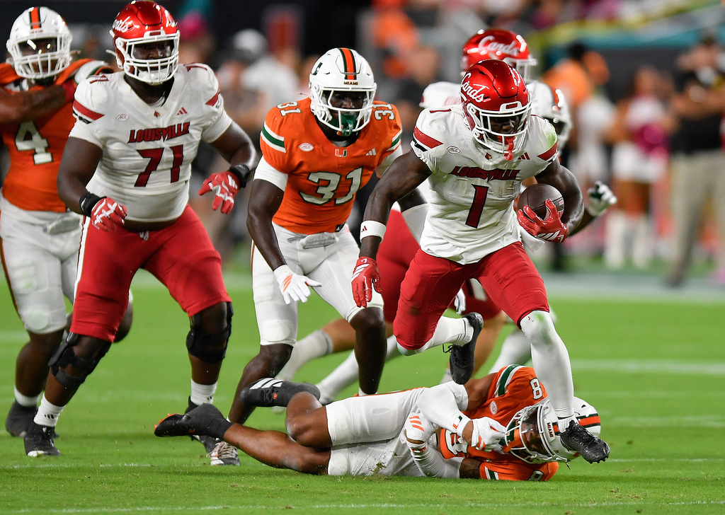AP Top 25 shuffle on the way with No. 2 Miami going down before SEC ...