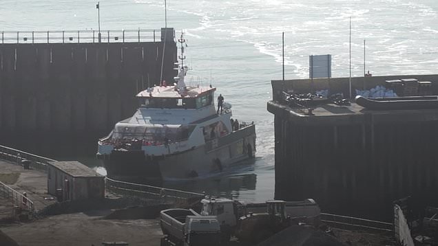 Small boats spotted crossing Channel overnight