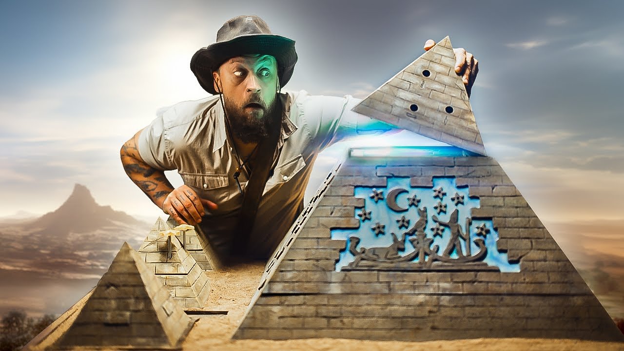 Solving The COLOSSAL Pyramid Puzzle! (One-of-a-kind Puzzle)