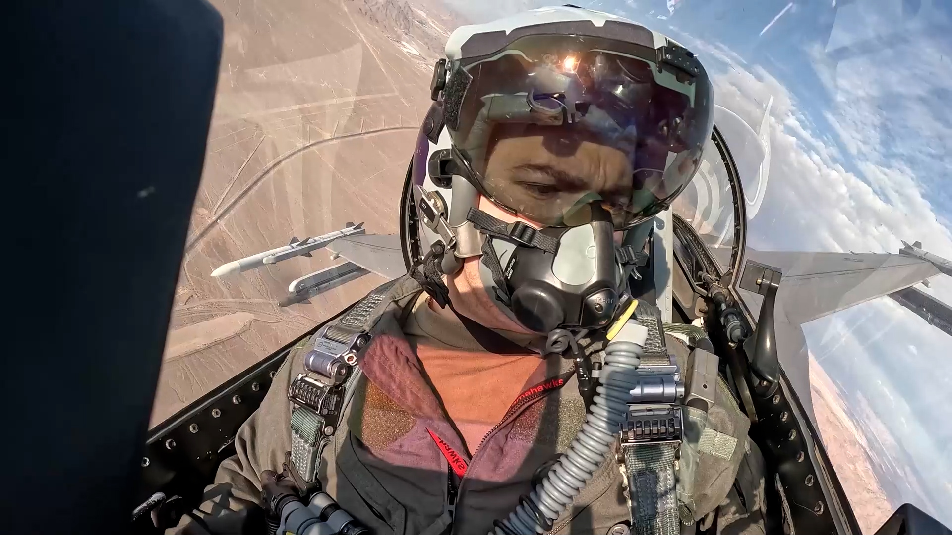 Entraînement tactique des F-16 de l'US Air Force